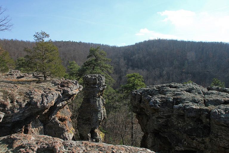 Kings Bluff Loop Trail + Falls (Ozark Forest) - 2 mi | Arklahoma Hiker